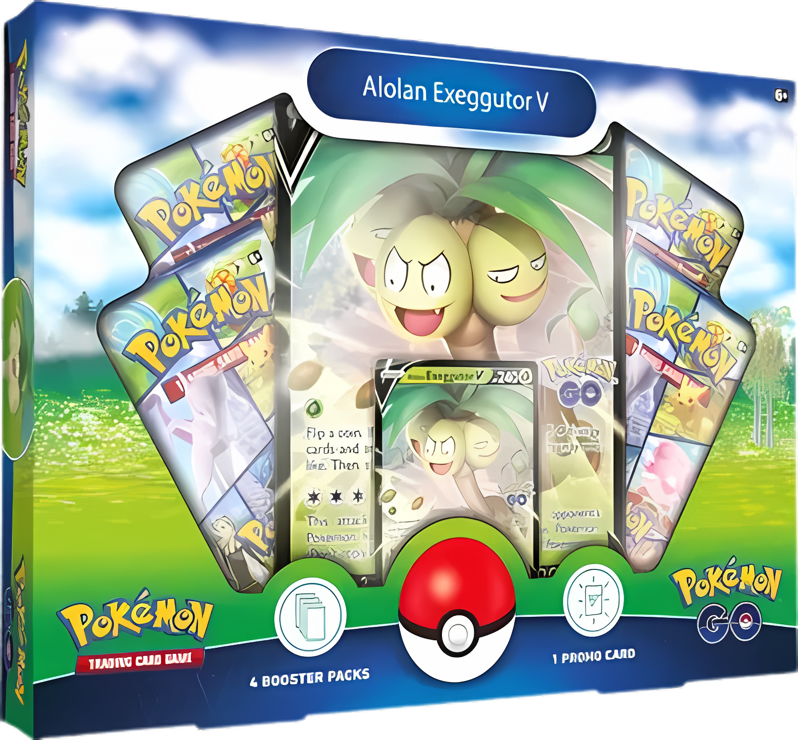 Pokémon TCG GO Collection Alolan Exeggutor V Box|Fine Toys Ltd（Canada ...